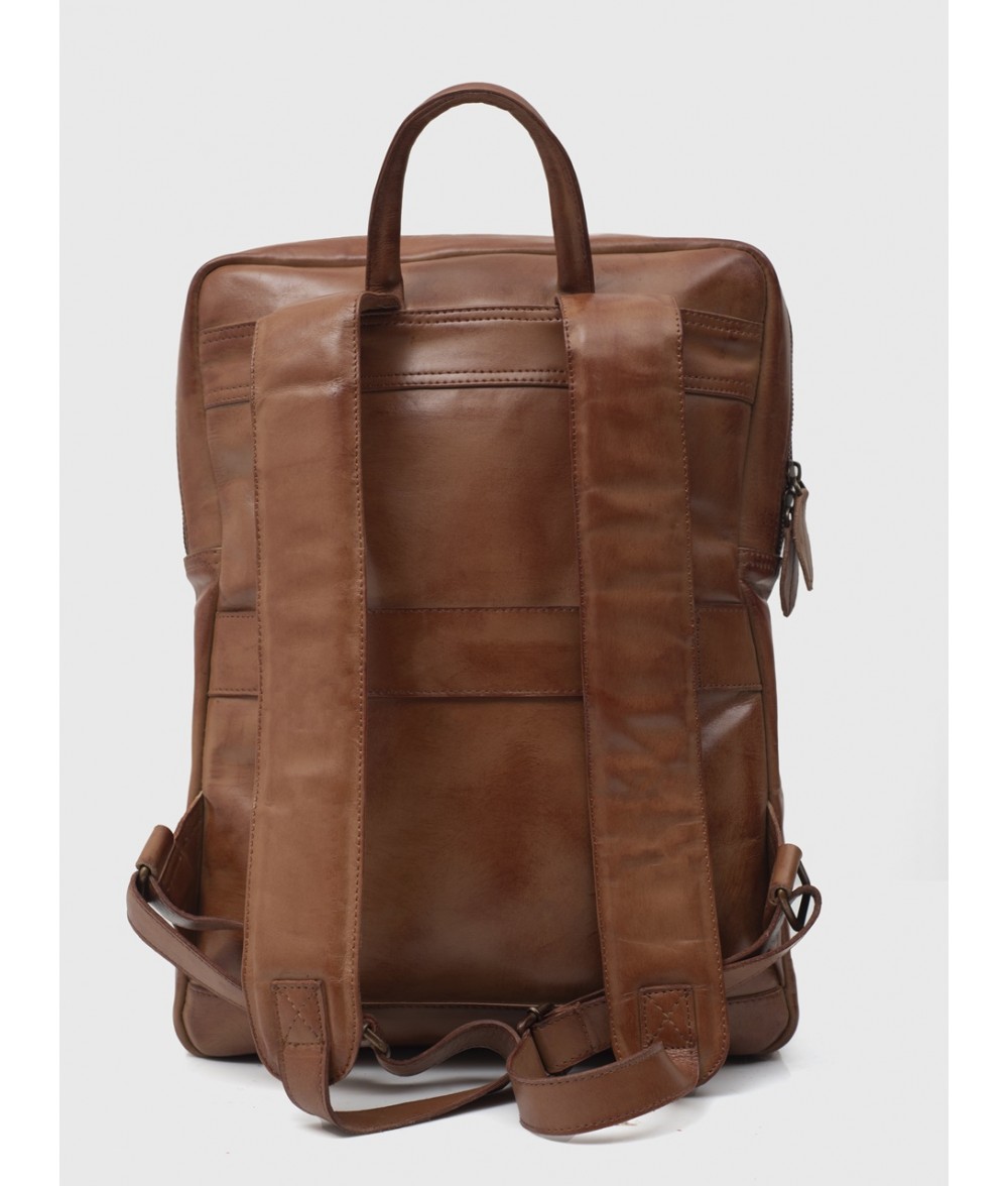 Nomad Brown Leather Laptop Backpack | Alaskan Leather Company